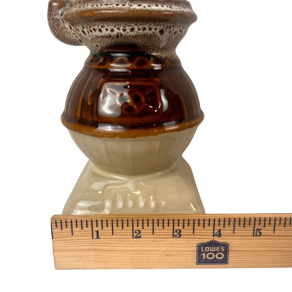 Accents | Vintage Wood Burning Potbelly Stove Pottery Planter Vase ...